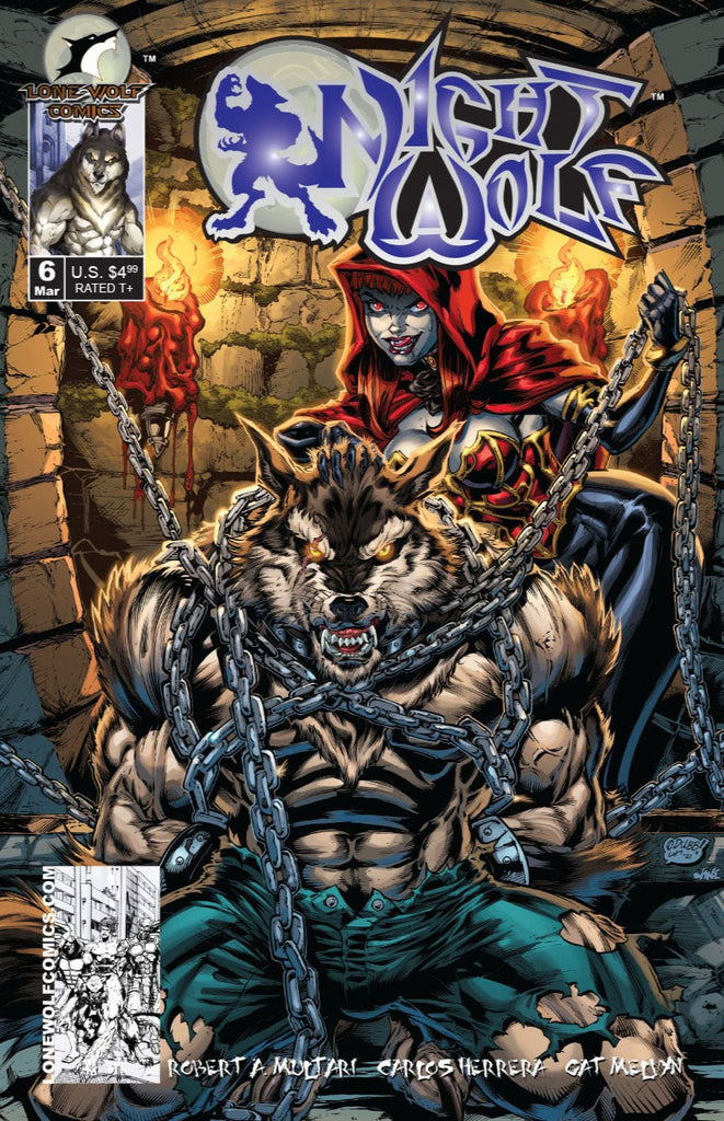 Night Wolf #6 Variant Cover – cdubbart