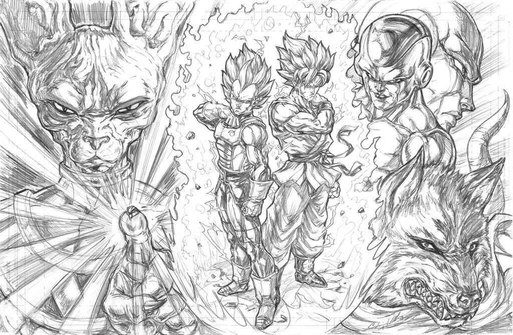 DBS (Dragon Ball Super) - Original Pencils – cdubbart